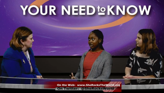 She Rocks the World on Your Need to Know - Read. Think. Act.